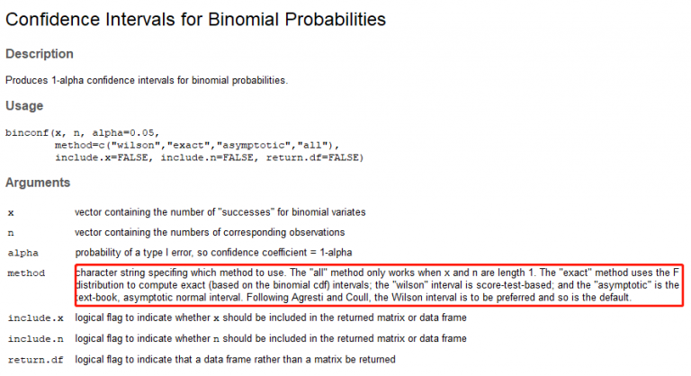威尔逊置信区间(Wilson confidence intervals )计算 - Omics - Hunter